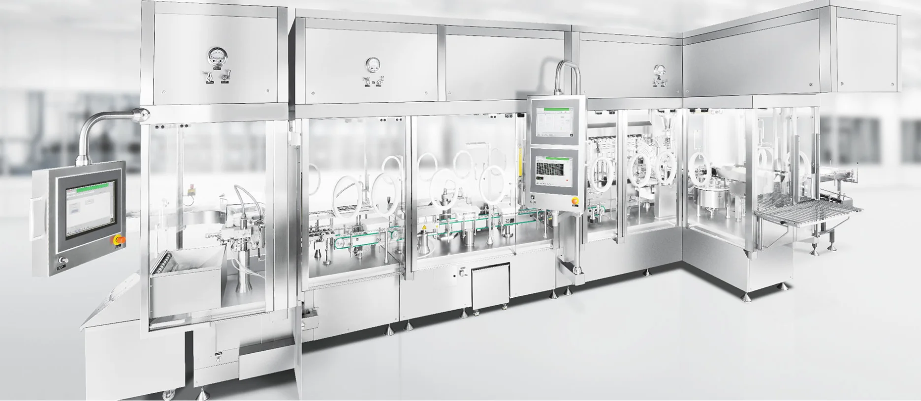 Marya High Accuracy Aseptic Syringe Filling Line with Packaging Machine ...