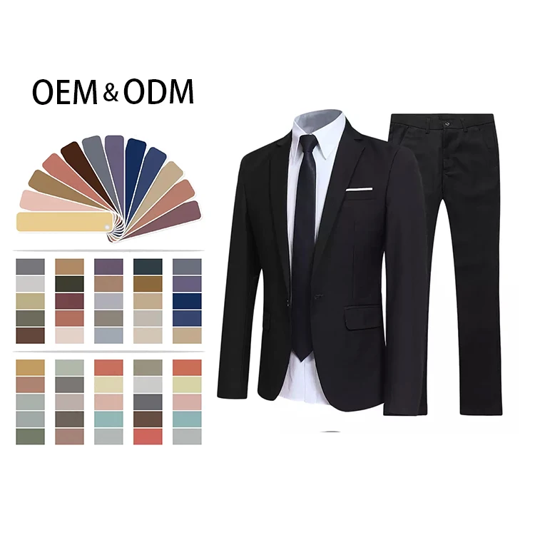 Custom Formal Dresses Men Suit Business Set Men 2 Piece Groomsmen ...