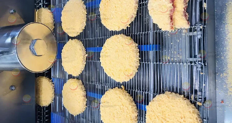 Sus304 Electric Automatic Continuous Breaded Shrimp Battering Breading ...