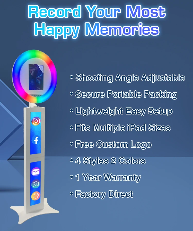 Portable Led Ring Light Roamer Roaming Photobooth Ipad Photo Booth ...