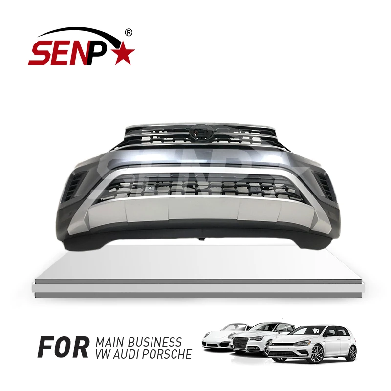 Car Bumper Body Kit For 2020-2023 Vw Atlas & Cross Sport Front Bumper 4 ...