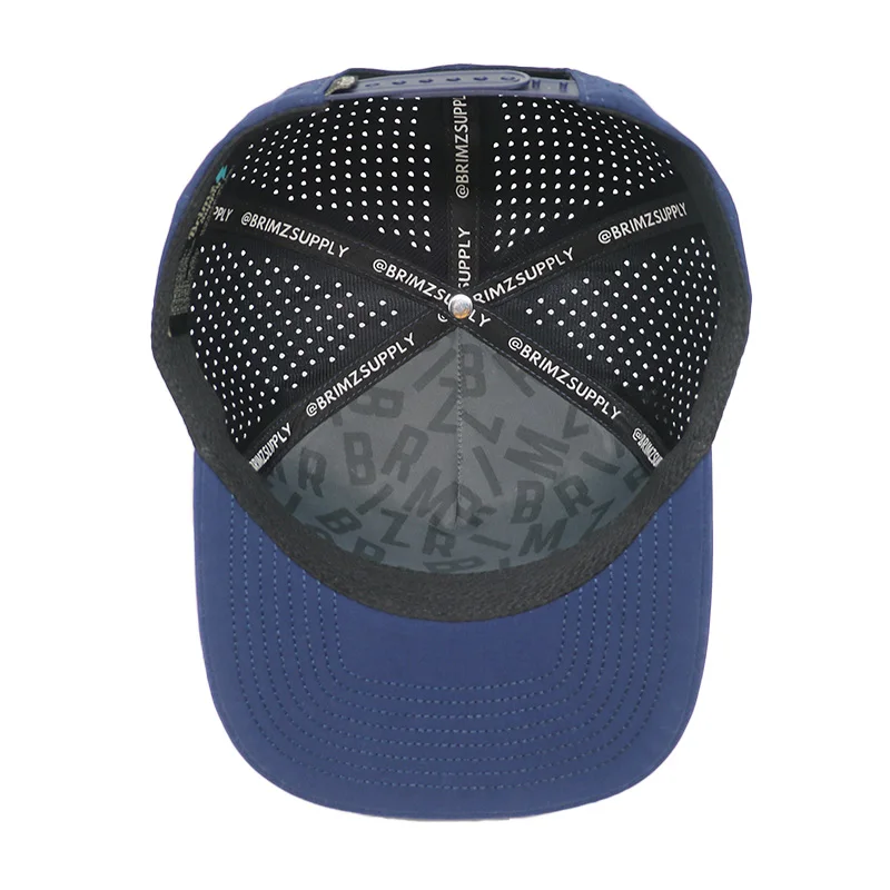 Custom Laser Cut Hole Perforated Golf Hat - Waterproof & Stylish