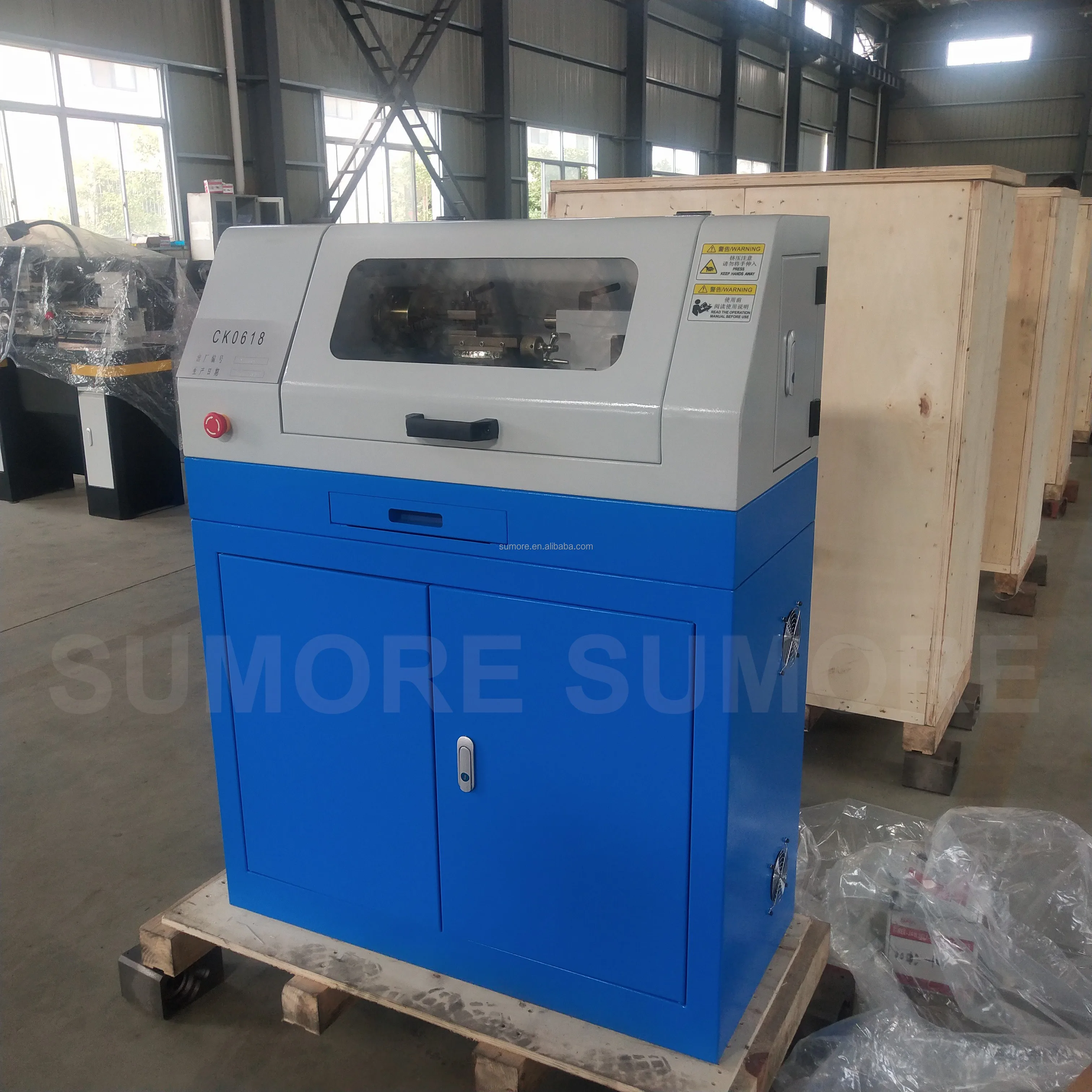 Sumore High Quality Benchtop CNC Lathe Machine SP2102CNC