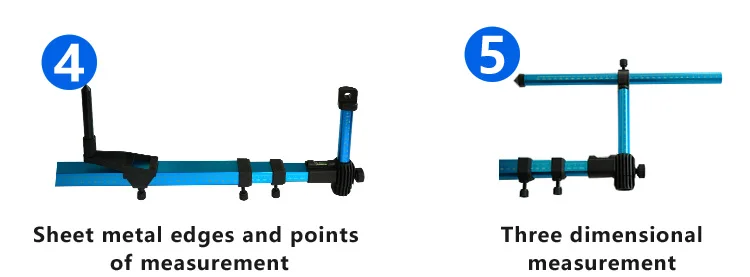 Sunmo Universal 2D Auto Chassis Tram Gauge for Collision Repair