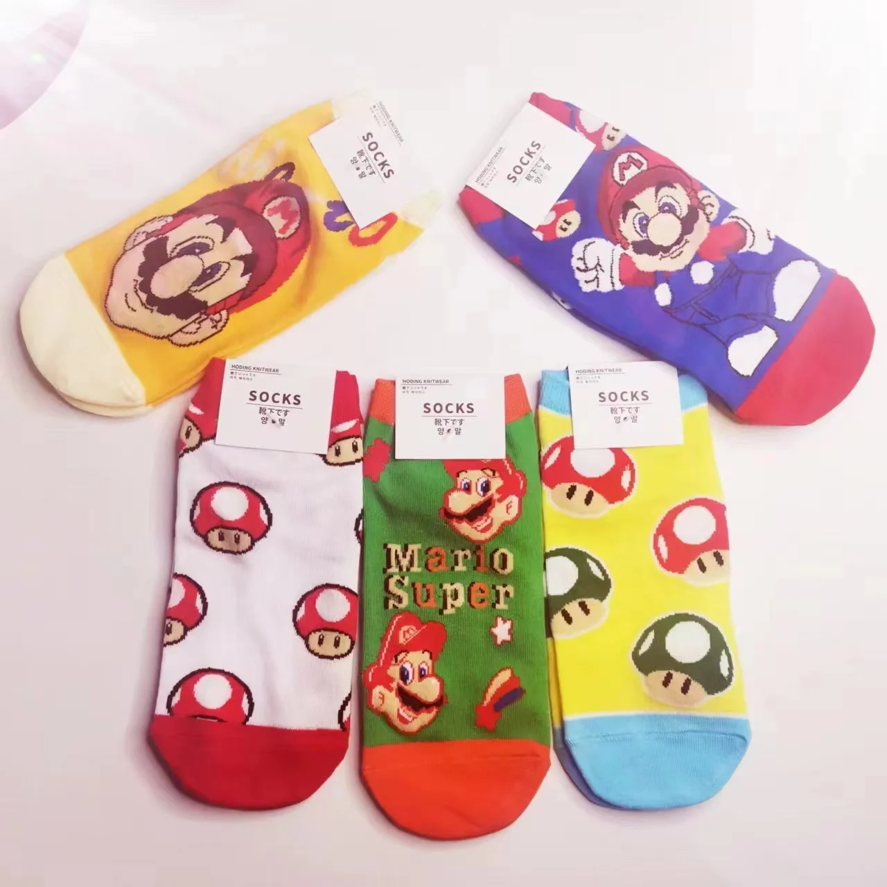 Wholesale New Design Men's Socks Short Cute Funny Cartoon Comic S M ...