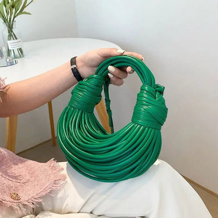 Supply Luxury Shell Noodle Design Pu Solid Color Crossbody Shoulder Bag ...