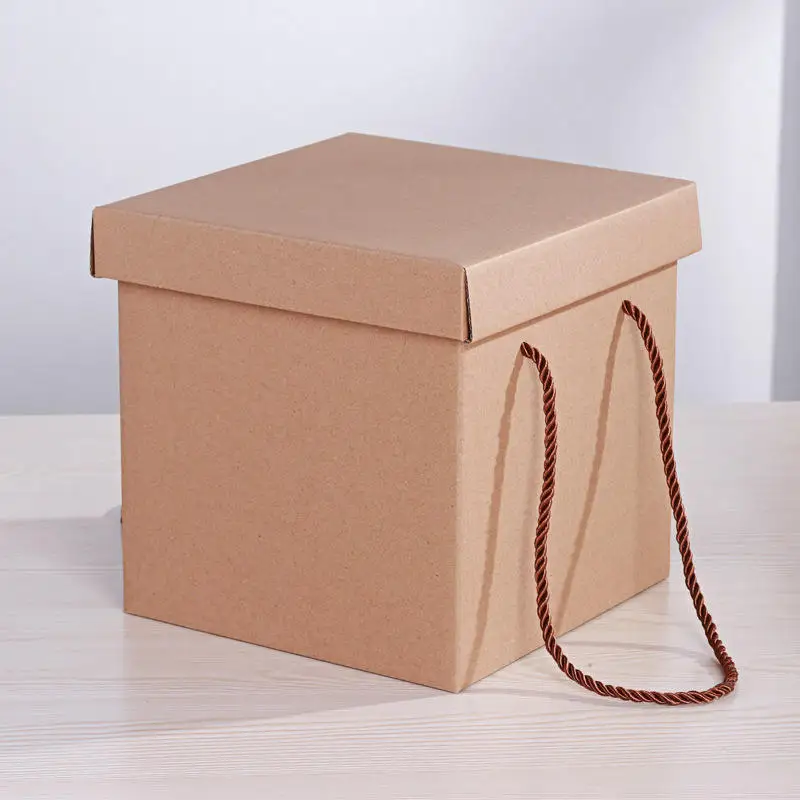 New Arrival Glossy Lamination Brown Packing Box 60 X 40 X 30 - Buy ...