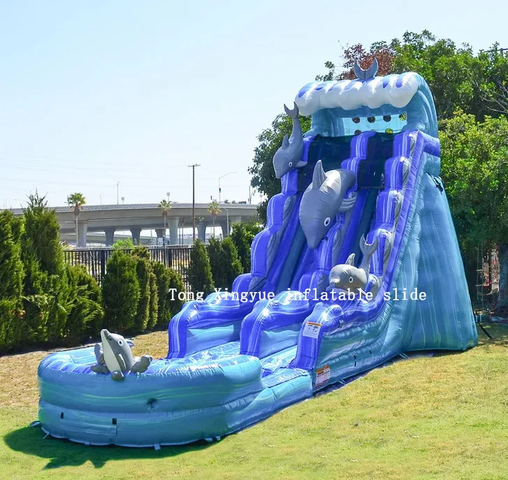 Commercial Cartoon Inflatable Slide Park Castle For Kids Inflatable ...