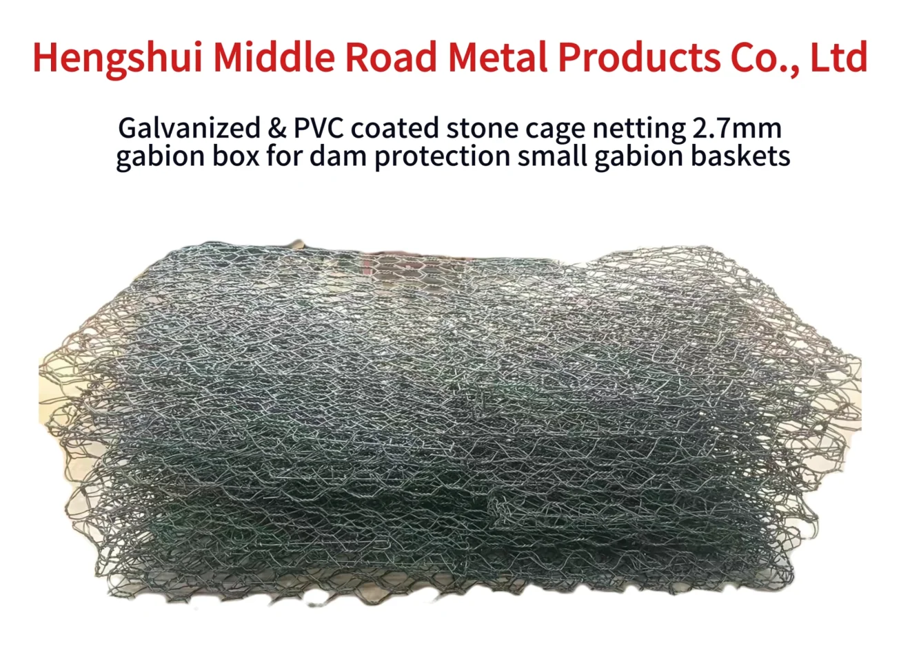 Gabion Basket Mesh Fence Pvc Coated Gabions Boxs Galvanized Gabion Wall ...