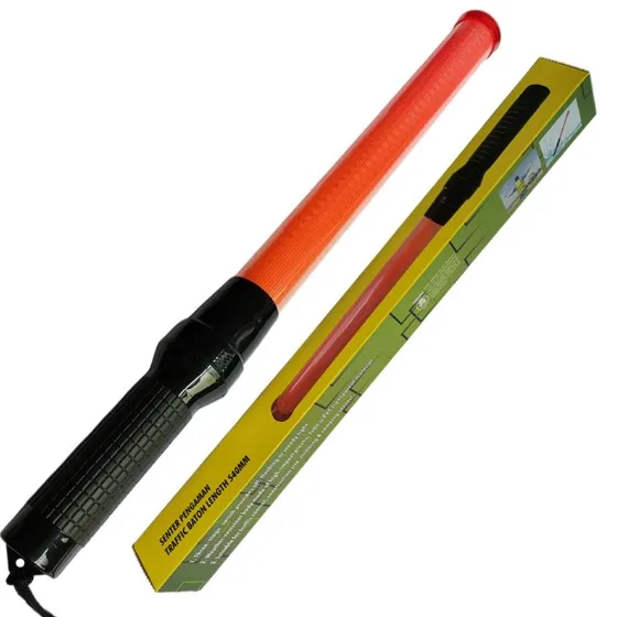 Rechargeable Light Stick Guide Safety Wand Red Flashing Led Traffic ...