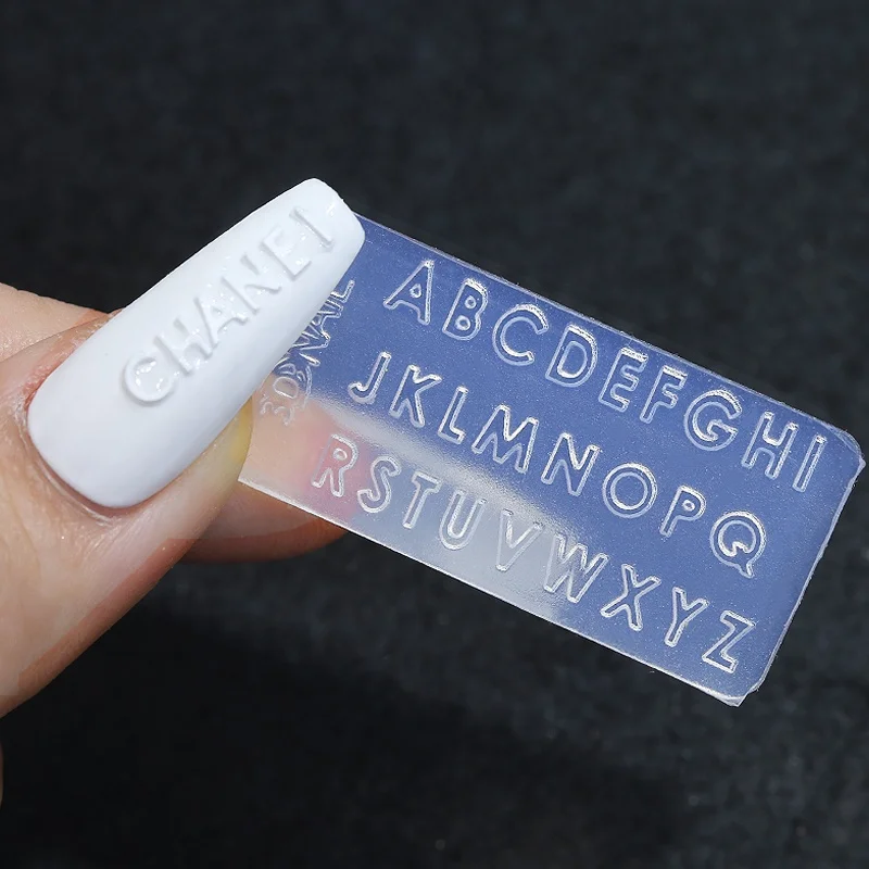 Wholesale Alphabet Number Resin Mold 3d Silicone Making Tools Uv Gel ...