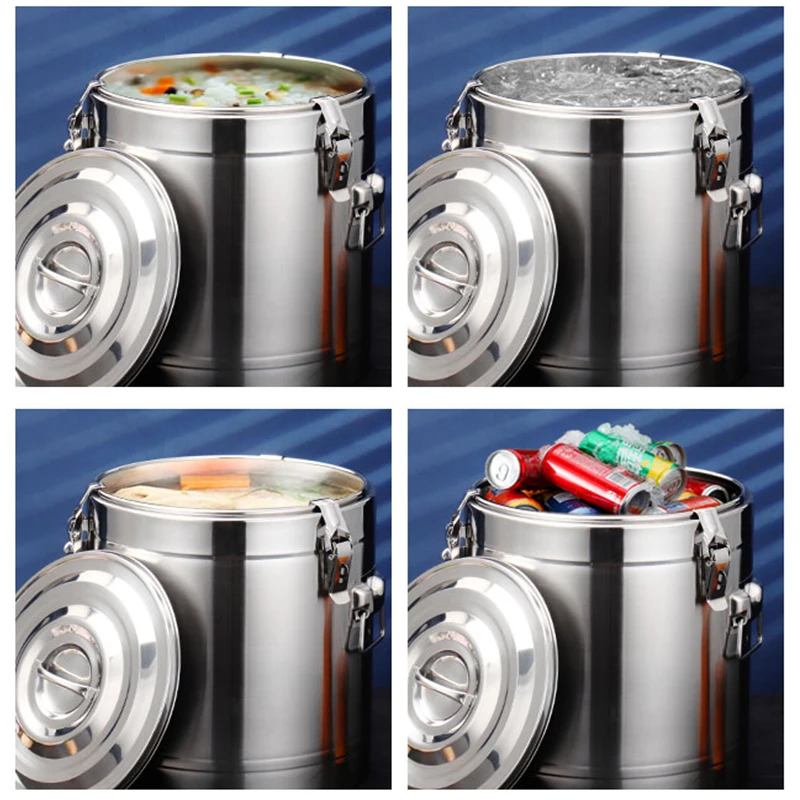 Commercial Stainless Steel Insulated Barrel Food Warmer - Heat ...