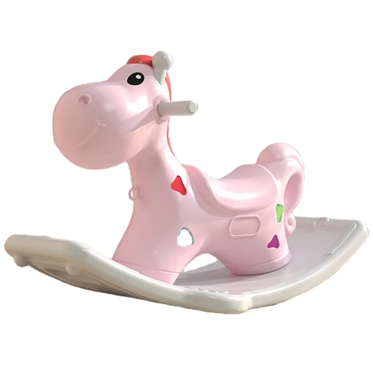 Easy to Assemble Rocking Horse for Kids Child Toy Strong Structure Baby ...