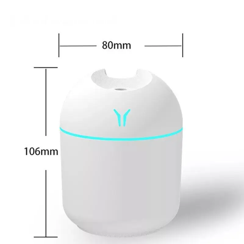 Mini Usb Rechargeable Air Humidifier Bottle Portable 7 Color Aroma ...