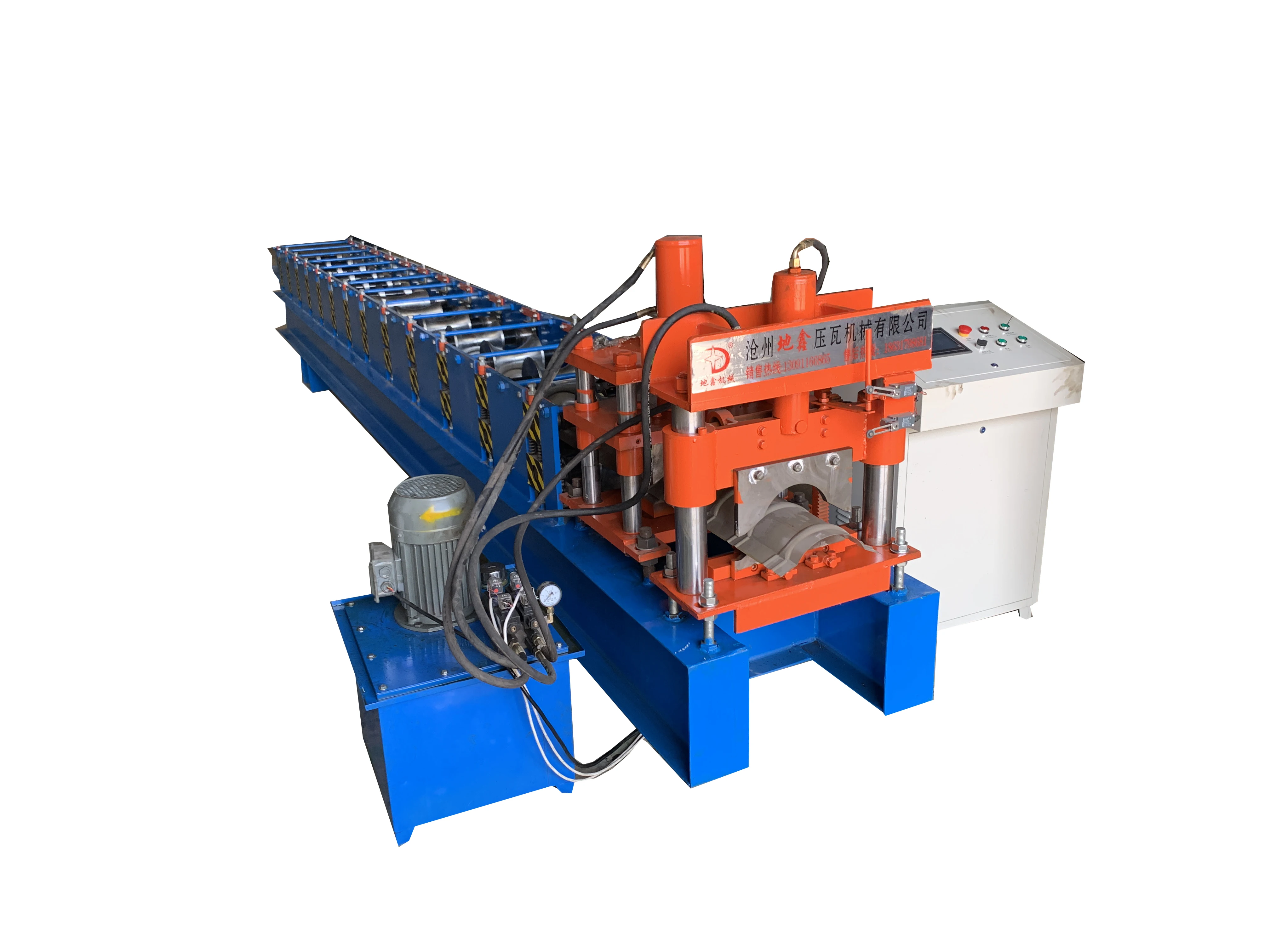 Africa Hot Sales Metal Roof Ridge Cap Roll Forming Machine/ridge Tile ...