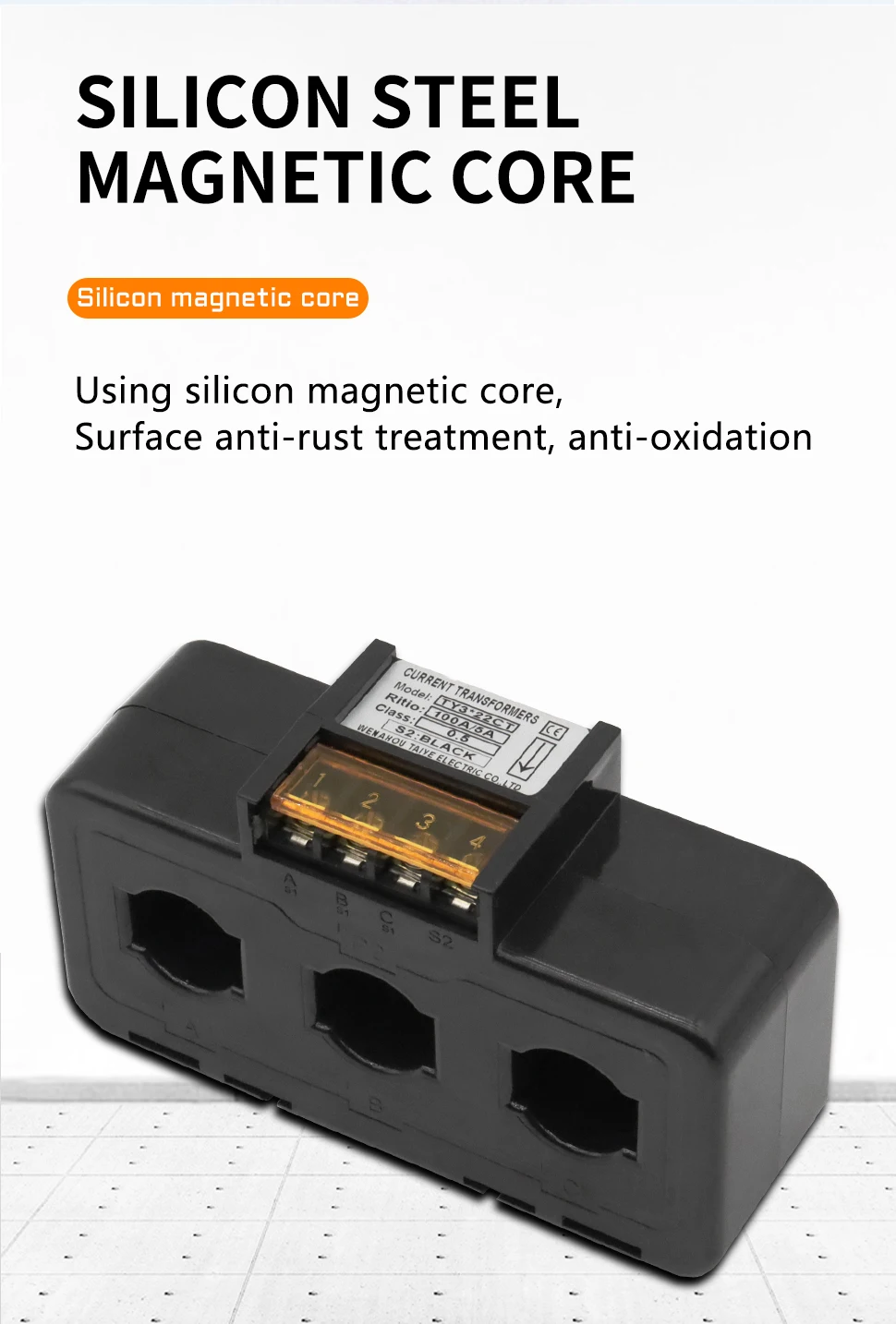 Three-phase Integrated Current Transformer Class 0.5 Micro Ac 380v ...