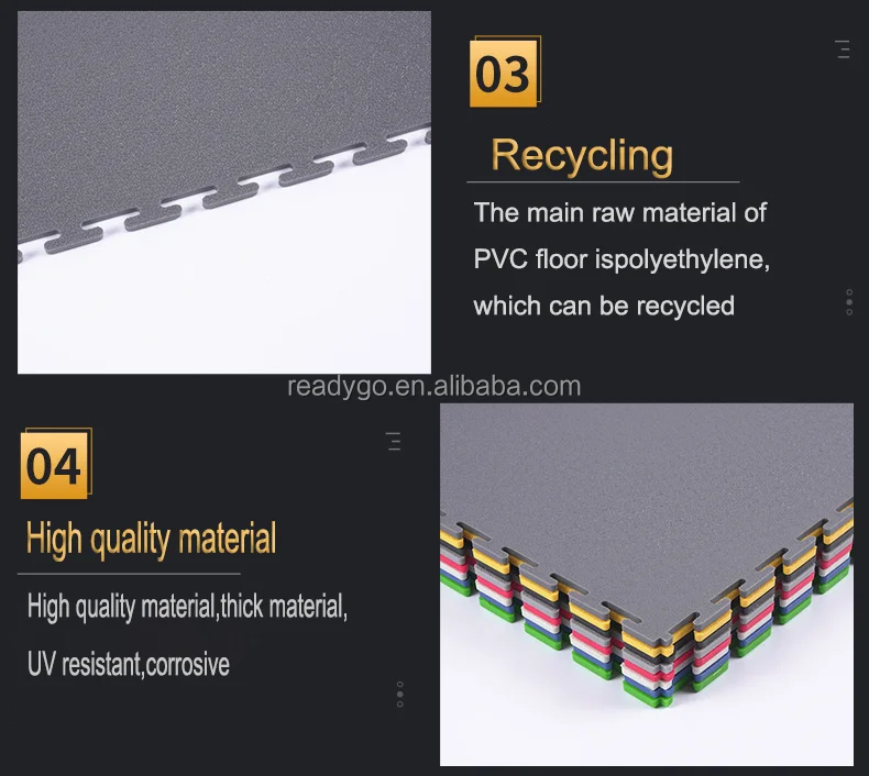 Modular Interlocking Floor Tiles Pvc Interlocking Reusable Plastic ...
