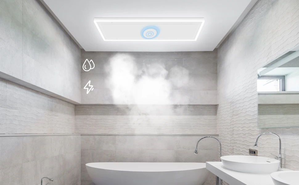 Far Infrared Heater Panels with LED Light - Smart Heating