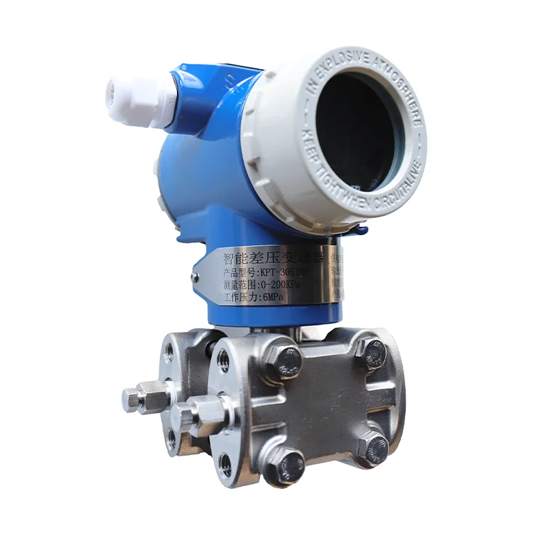 High-Precision Industrial Differential Pressure Sensor Transmitter 0~1 ...