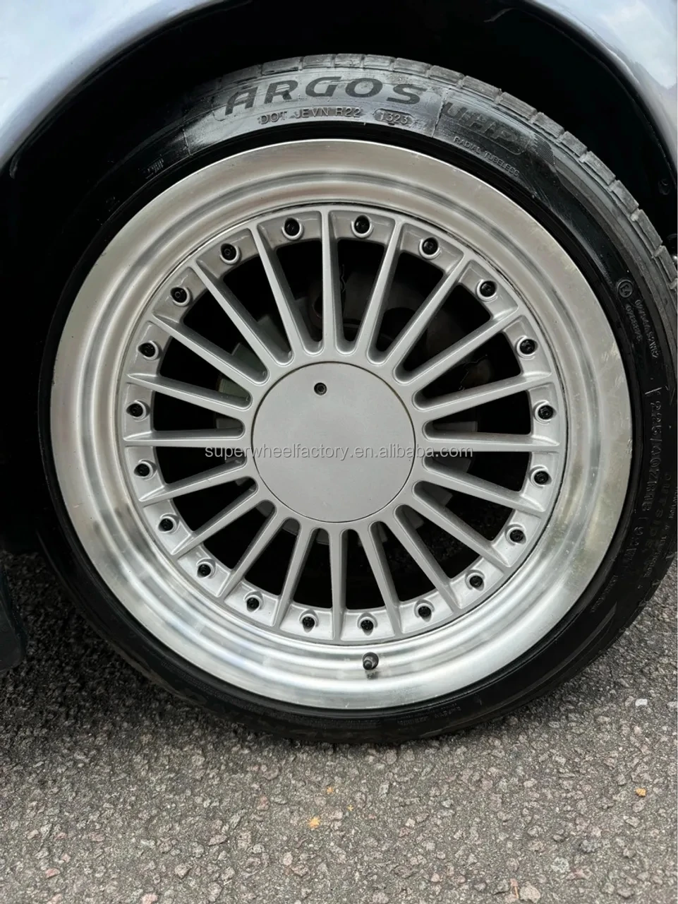SW 18x8.5 Flow Formed Mesh Wheels 5x120 Brushed Polished Deep Lip Rims ...