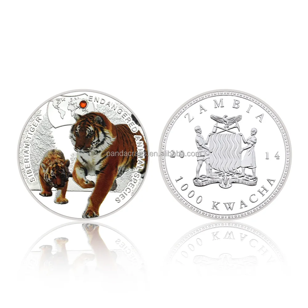Custom Made Rare Animals in the World Commemorative Coin Gold Silver ...