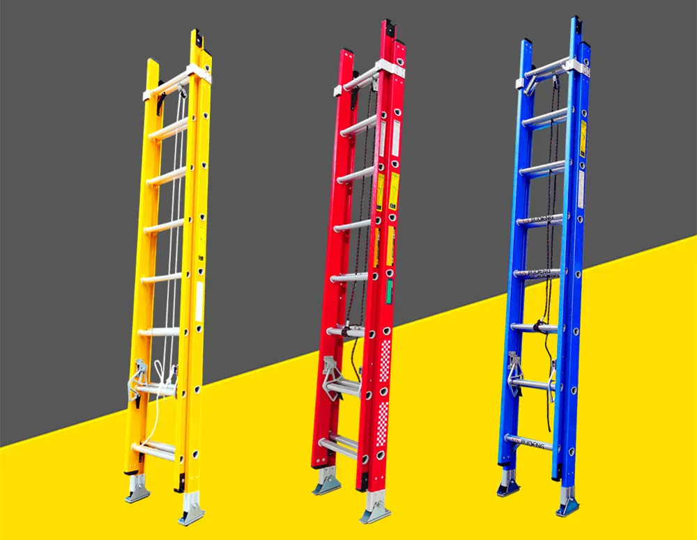 Telescopic Fire Escape Frp Cable Ladder Electrical Insulation Extension ...