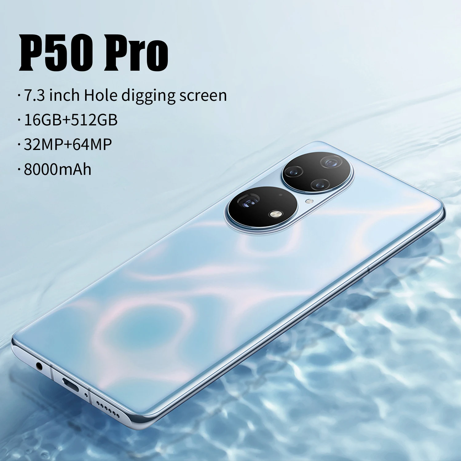 P50 Pro Mobile Phones Global Version Smartphone High Quality Original ...