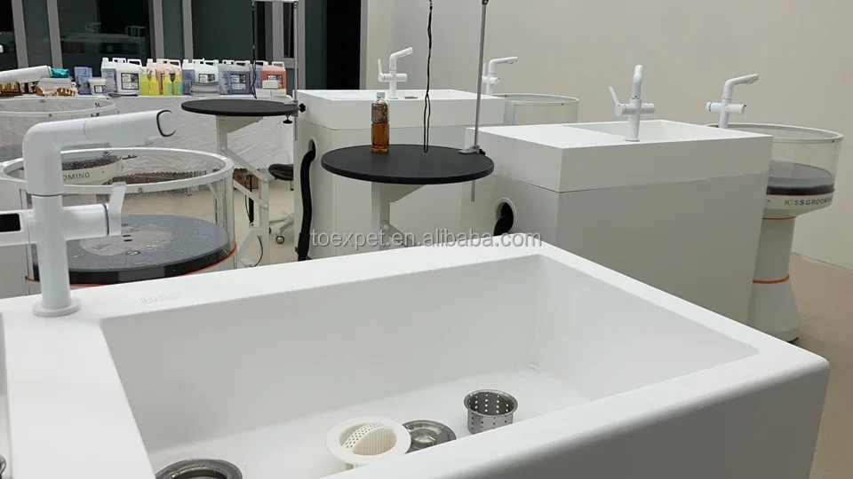 Cat Bath Basins - Durable Acrylic Catch Basins with Filters