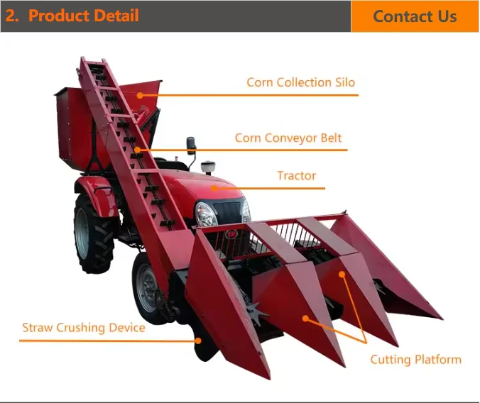 Mini Agriculture Machinery Tractor - Efficient Corn Harvester