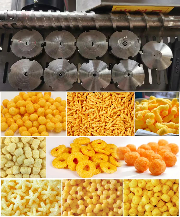 Small Business Corn Maize Puffed Snack Food Chips Machinery