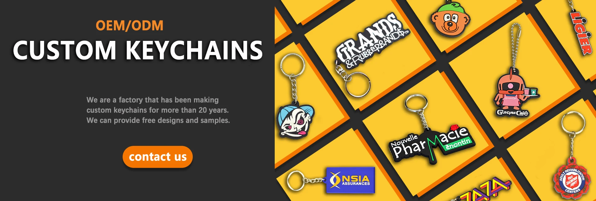 Custom Soft PVC Rubber Keychains - Perfect Promotional Gifts