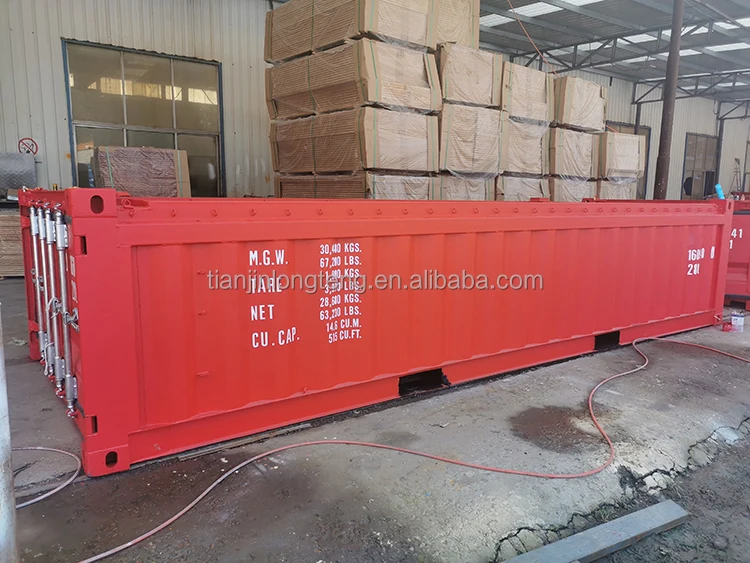 20ft Half Height Corten Steel Open Top Container for Bulk