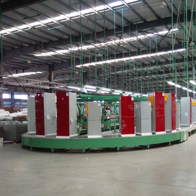 Steel Frame Refrigerator Home Appliance Assembly Line With Adjustable ...