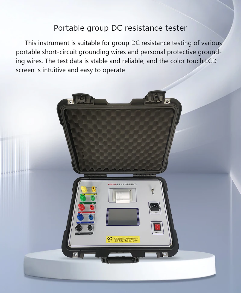 Grounding Wire Group Dc Resistance Tester - Buy Grounding Group Tester ...