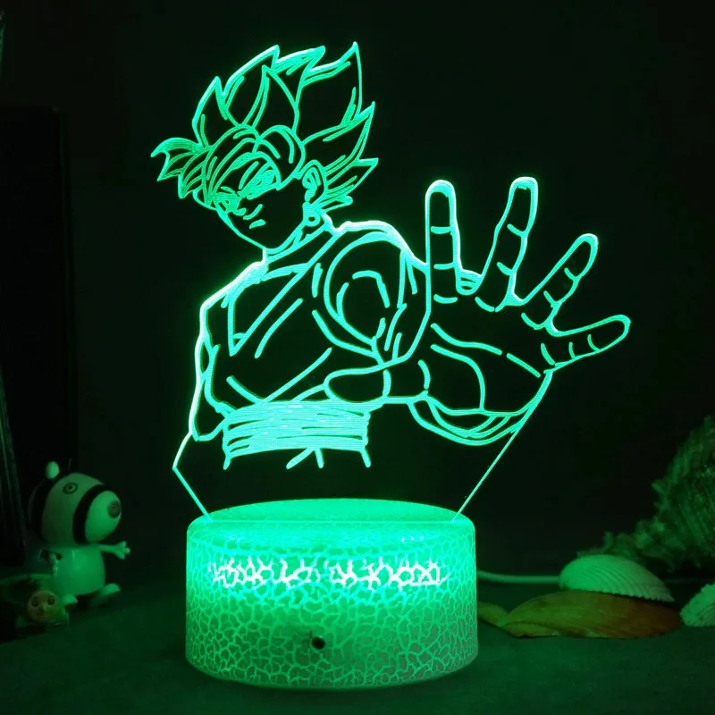Takara Tomy Dragon Ball Son Goku 3d Night Light New Strange 7/16 Color ...