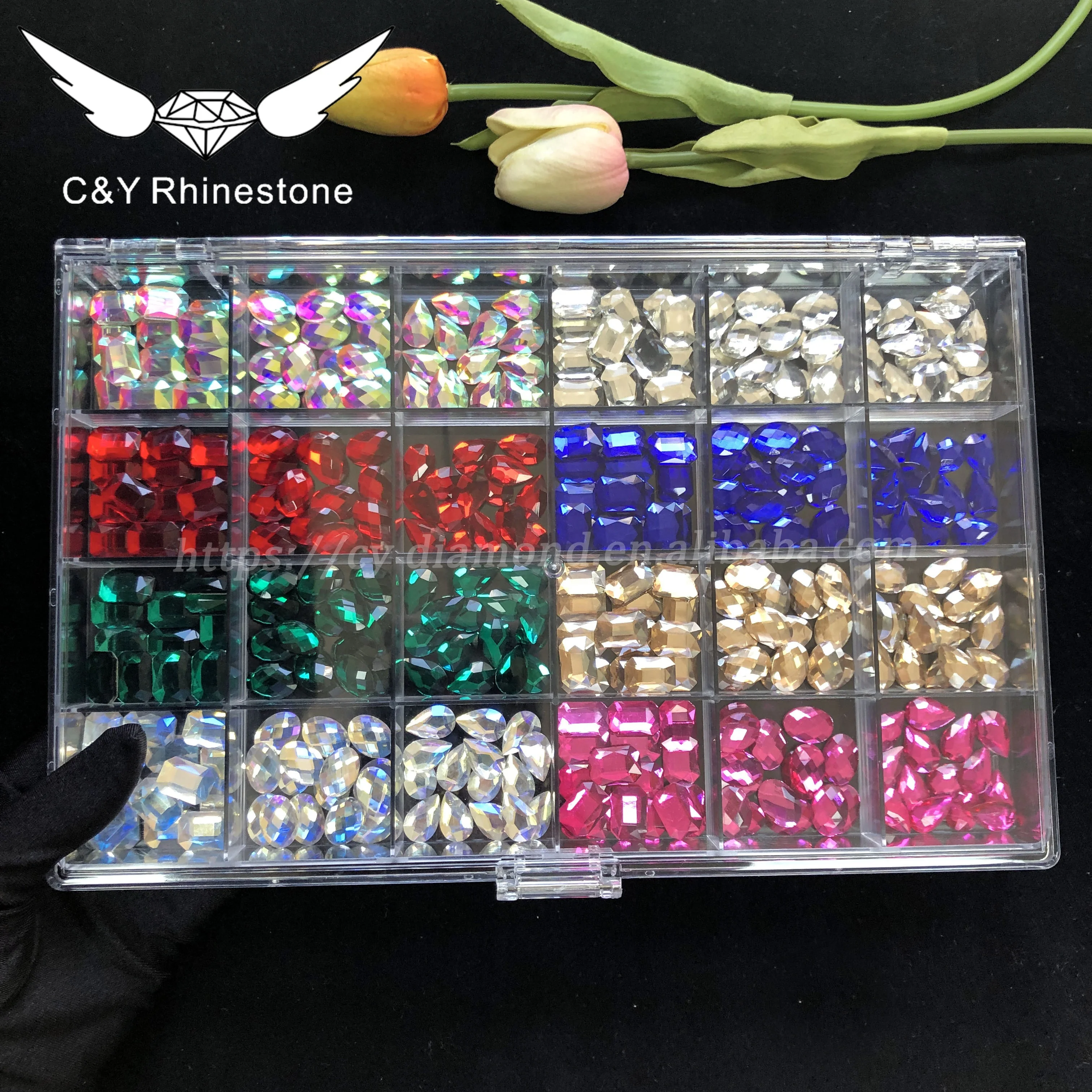 Cy Nail Rhinestone Bulk Flatback Crystals Special Shaped Rhinestones ...