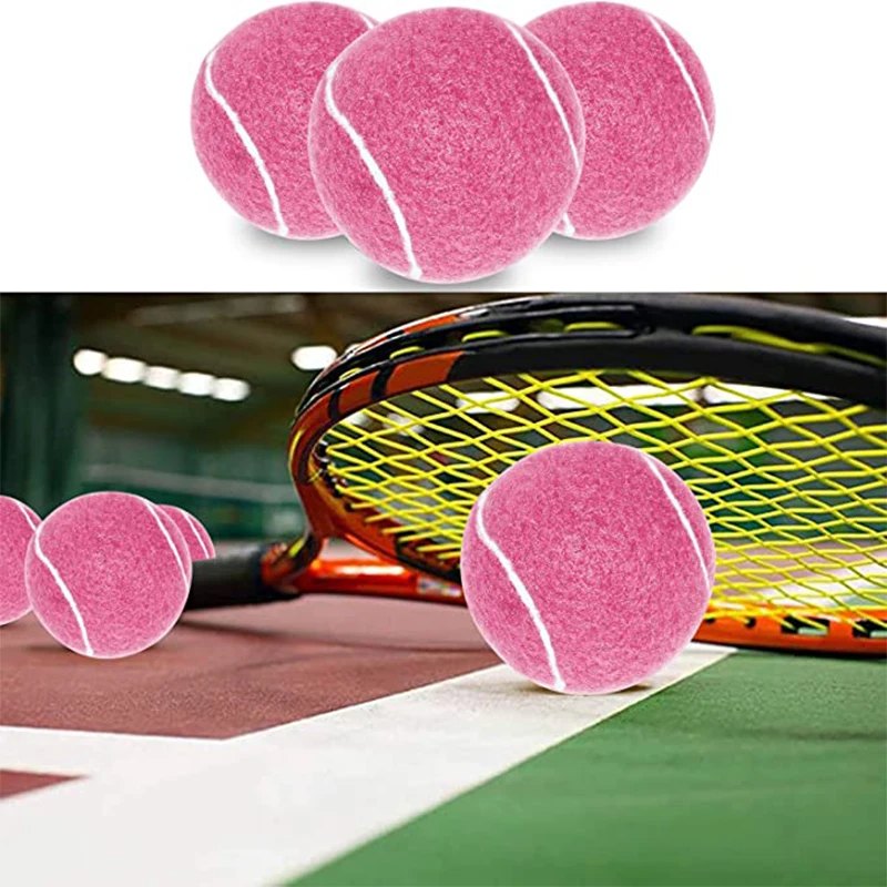 Custom Pink Padel Tennis Balls - Training Balls in Pink Color, Pack of ...