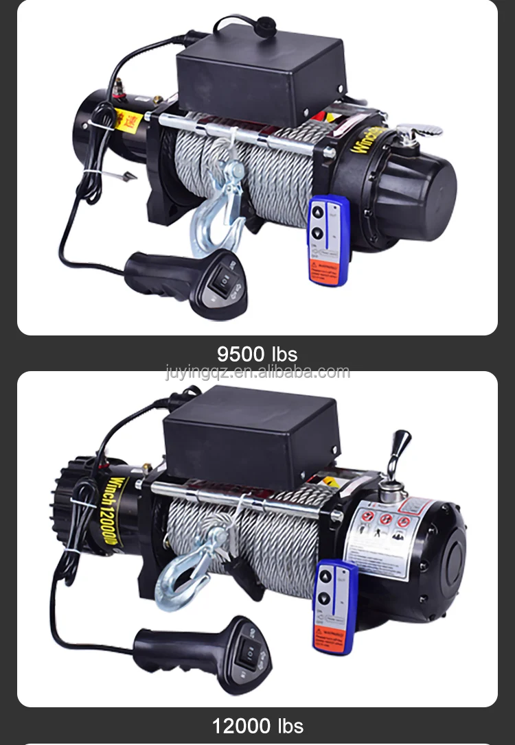 2000-12000lbs Electric Winch - Customized Support for off Road