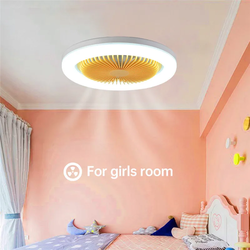 30w Ceiling Fan With Light And Remote E27 Led Bulb Universal Ac85v-265v ...