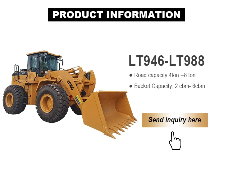Ltmg China Wheelloader Zl50 956 Loader 5 Ton Bucket Wheel Loader For ...