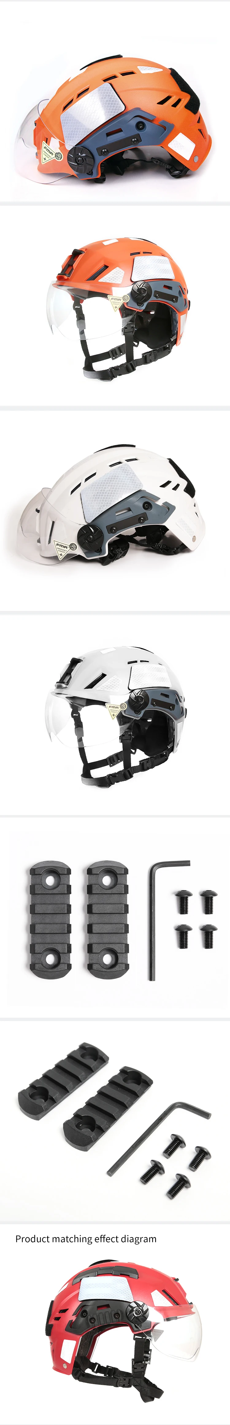 FMA Search & Rescue Tactical SAR Helmet - Lightweight & Durable