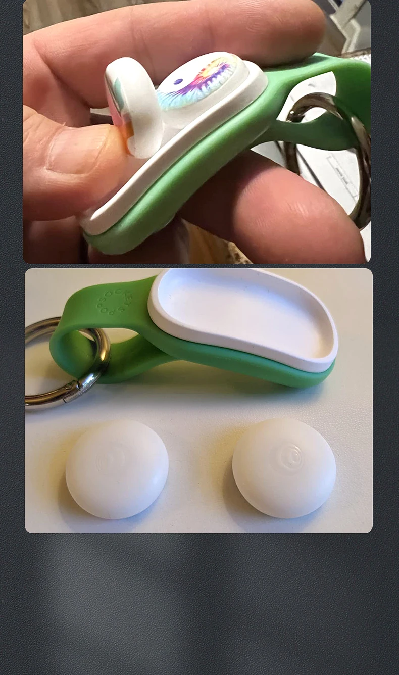 New Custom Pop Puck Fidget Magnets Decompression Toy Keychain Series ...