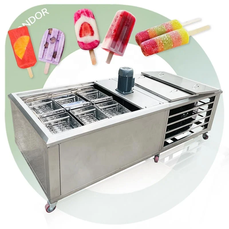 Hacer Maquina Para Paletas De Helado Maker Vend Popsicle Lolly Freeze ...