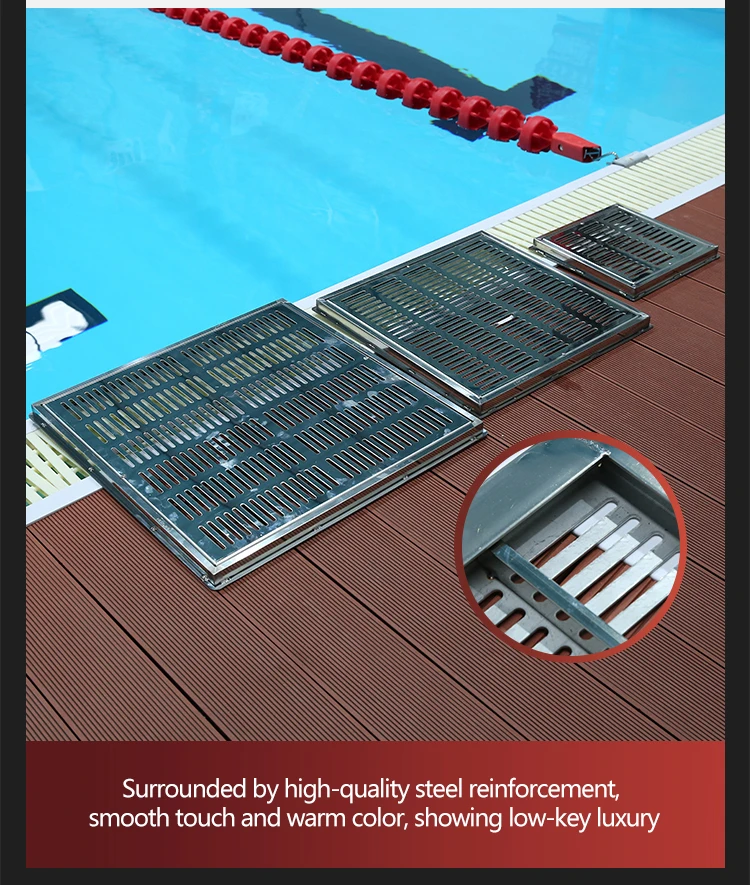 Stainless Steel Main Drain Square Drain Cover For Pools & Accessories ...