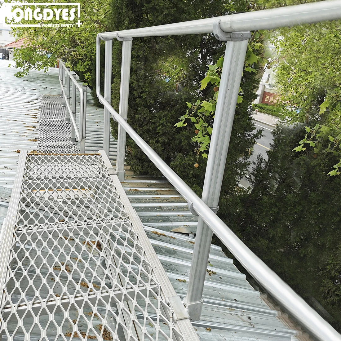 Aluminium Step Walkway Catwalk Access Roofway Non-slip