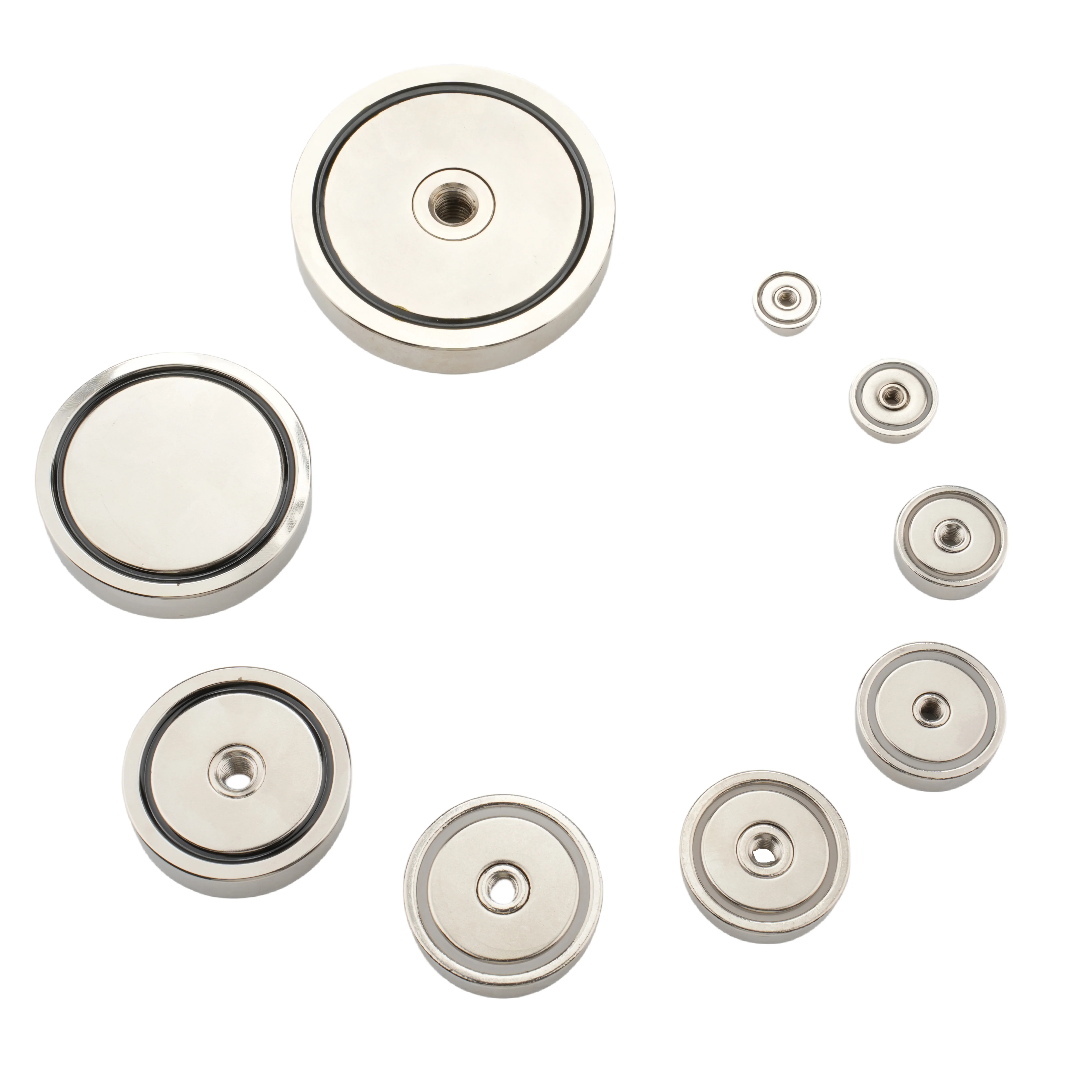 High Pulling Force Neodymium Internal Thread Pot Magnet Cup Magnets ...