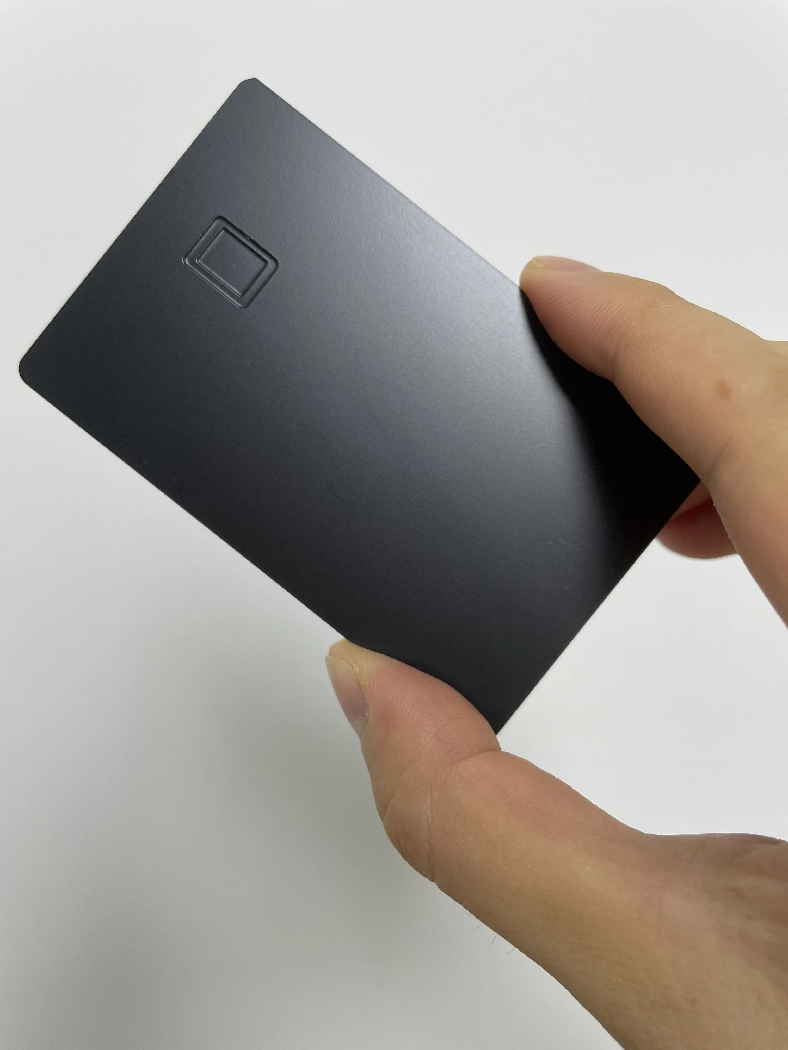 Small Chip Slot Etched Blank Metal Credit Card With Magnetic Stripe ...