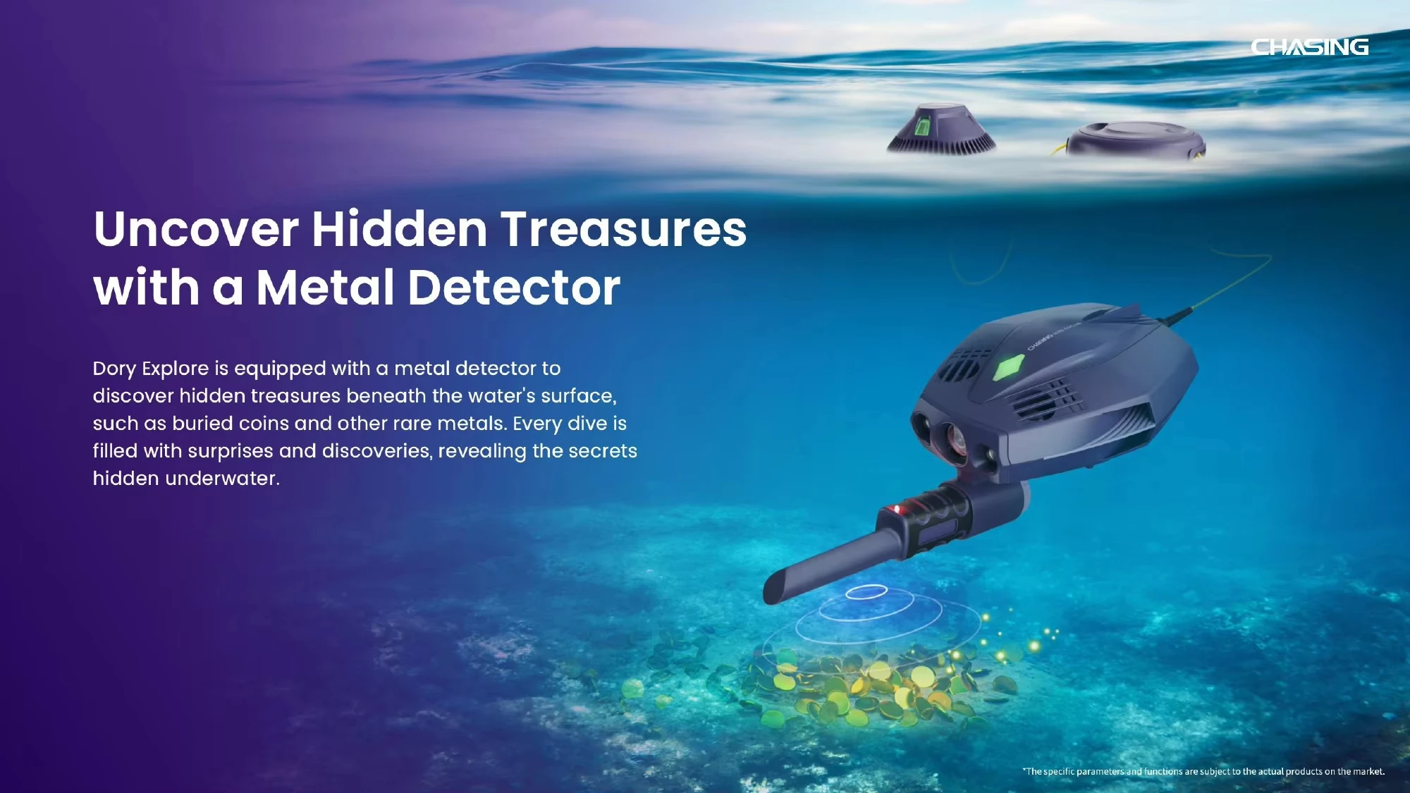 CHASING Dory Explore Underwater Exploration Treasure Hunting Drone ...