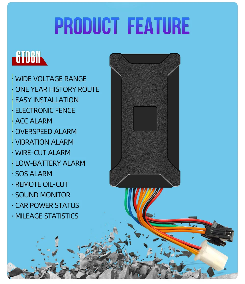 GPS Tracker GT06N - Precision Tracking for Cars & Motorcycles