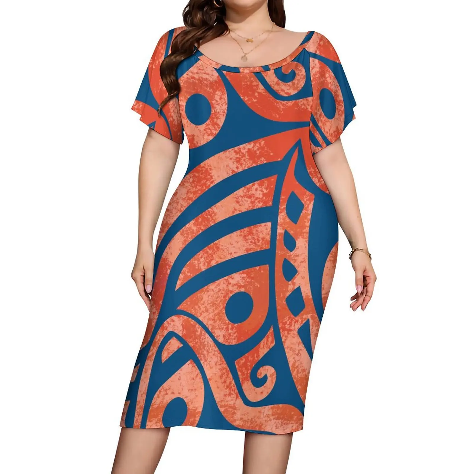 Promotional Polynesian Elei Tribal Design Custom Breathable Sexy ...